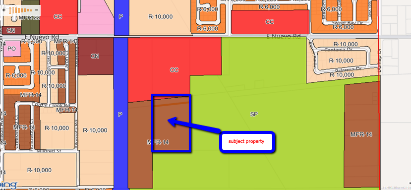 Land for Multi family in Perris California